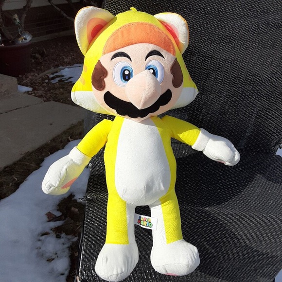 Nintendo | Toys | Super Mario 3d World Yellow Cat Suit Plush 2 Stuffed ...